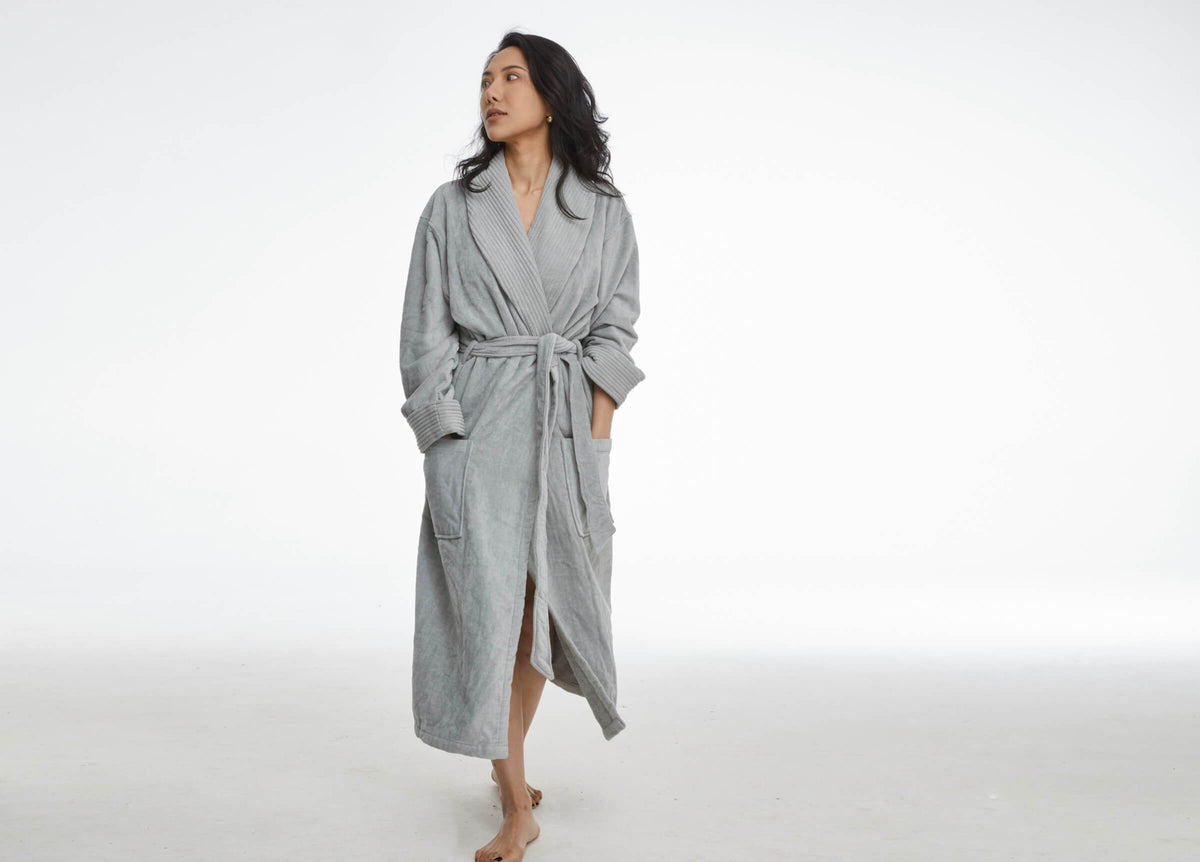 SuperGiza Egyptian Cotton Plush Bath Robe | Sustainable Duvets, Sheets ...